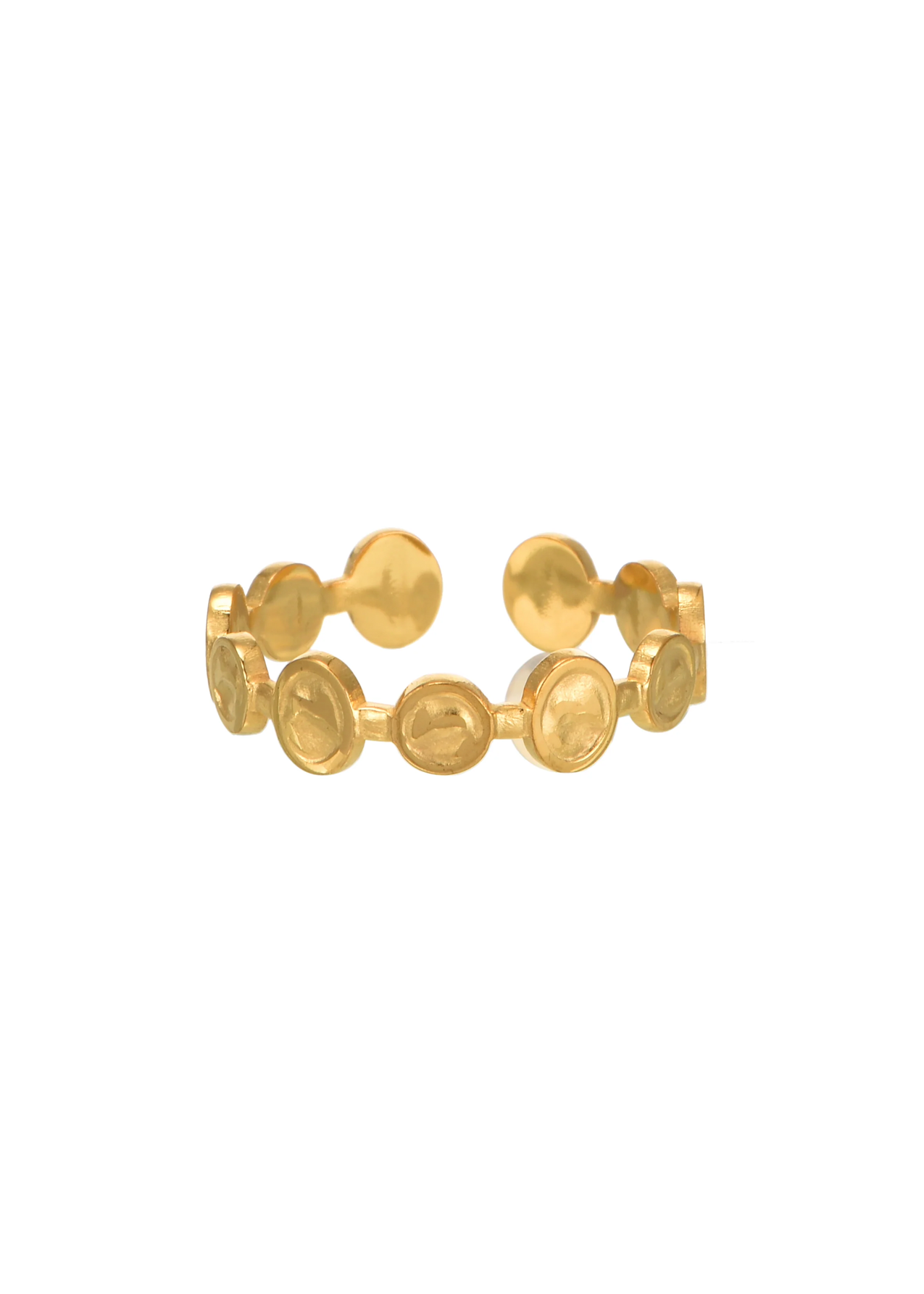 Janice Golden Coins Golden Ring – Vintage Jewelry for Women | FOUFOU ...
