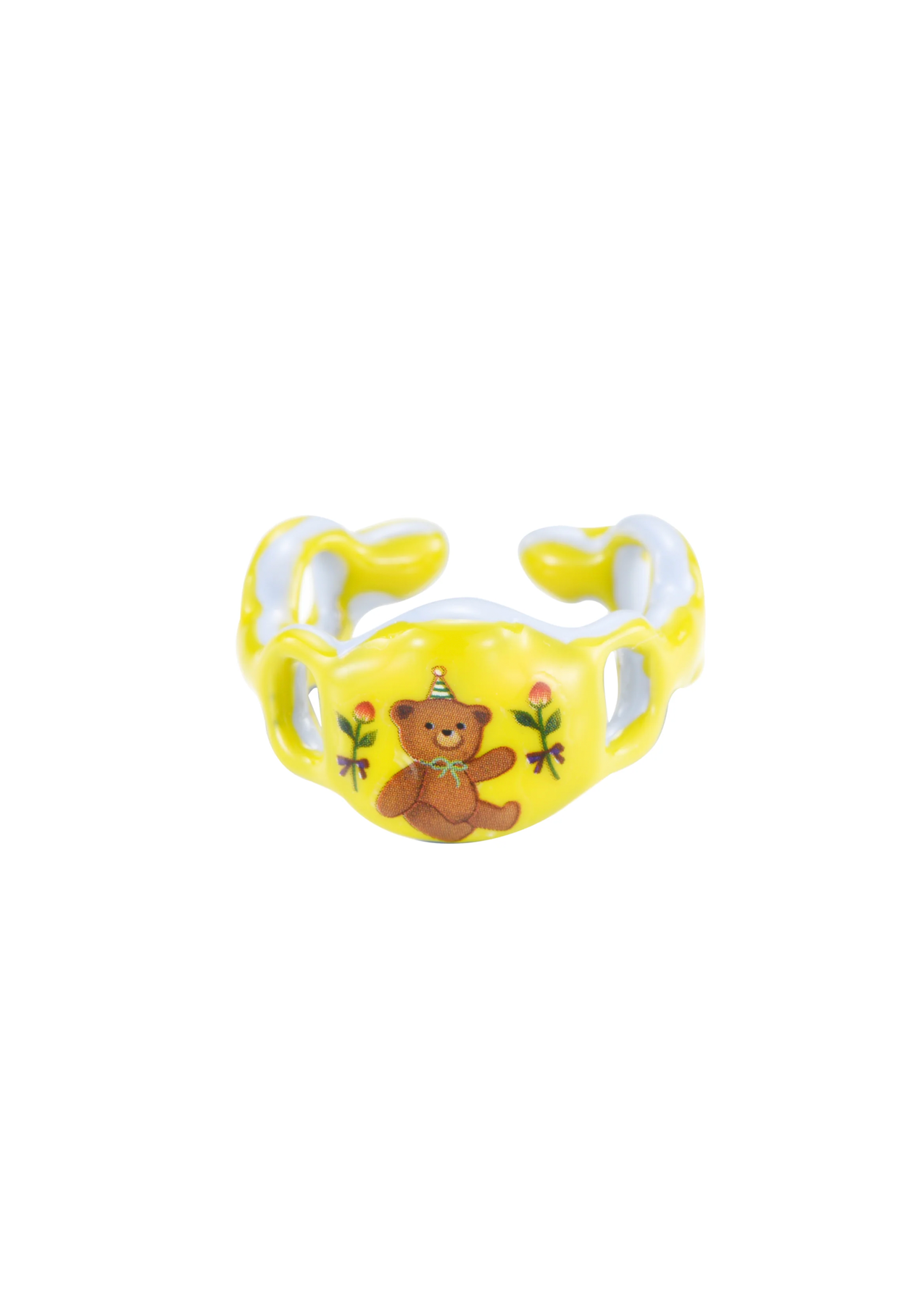 Momo Ring VI - Yellow Bear Party – Vintage Jewelry for Women | FOUFOU ...