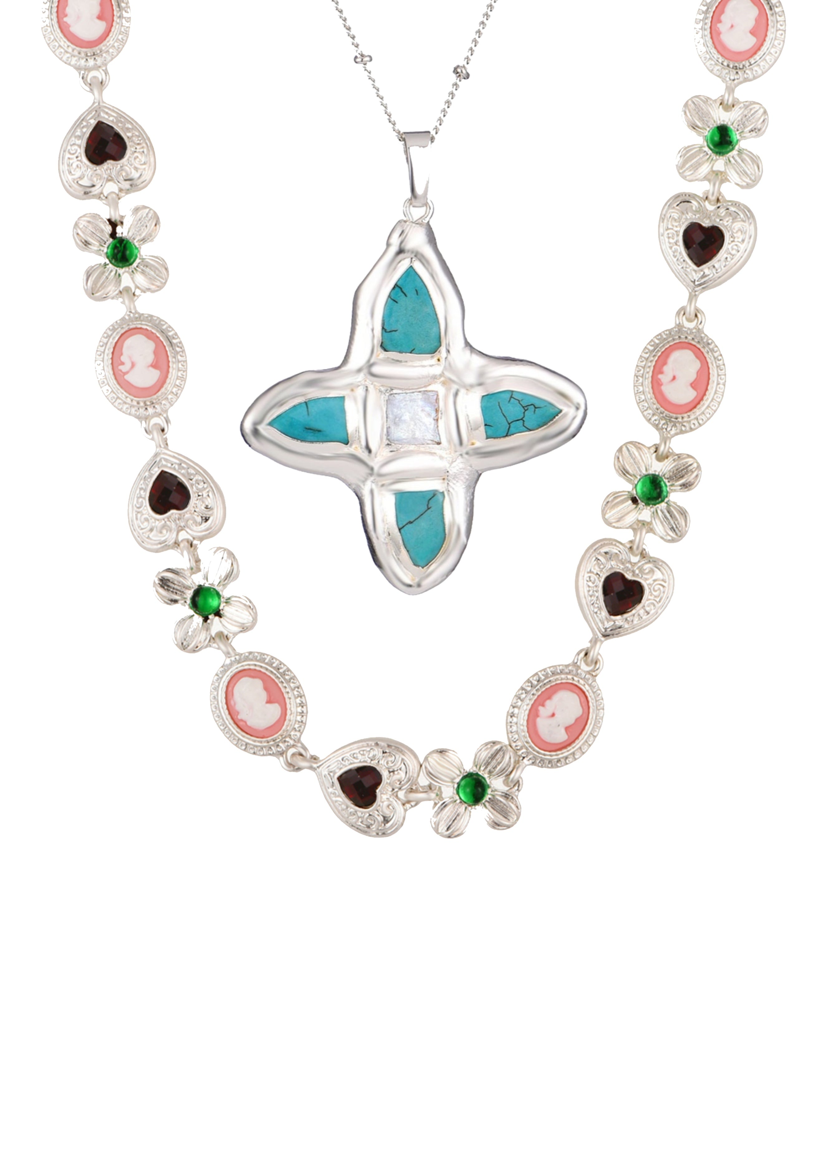 Sebastina & Lou Golden Set – Vintage Jewelry for Women | FOUFOU ...
