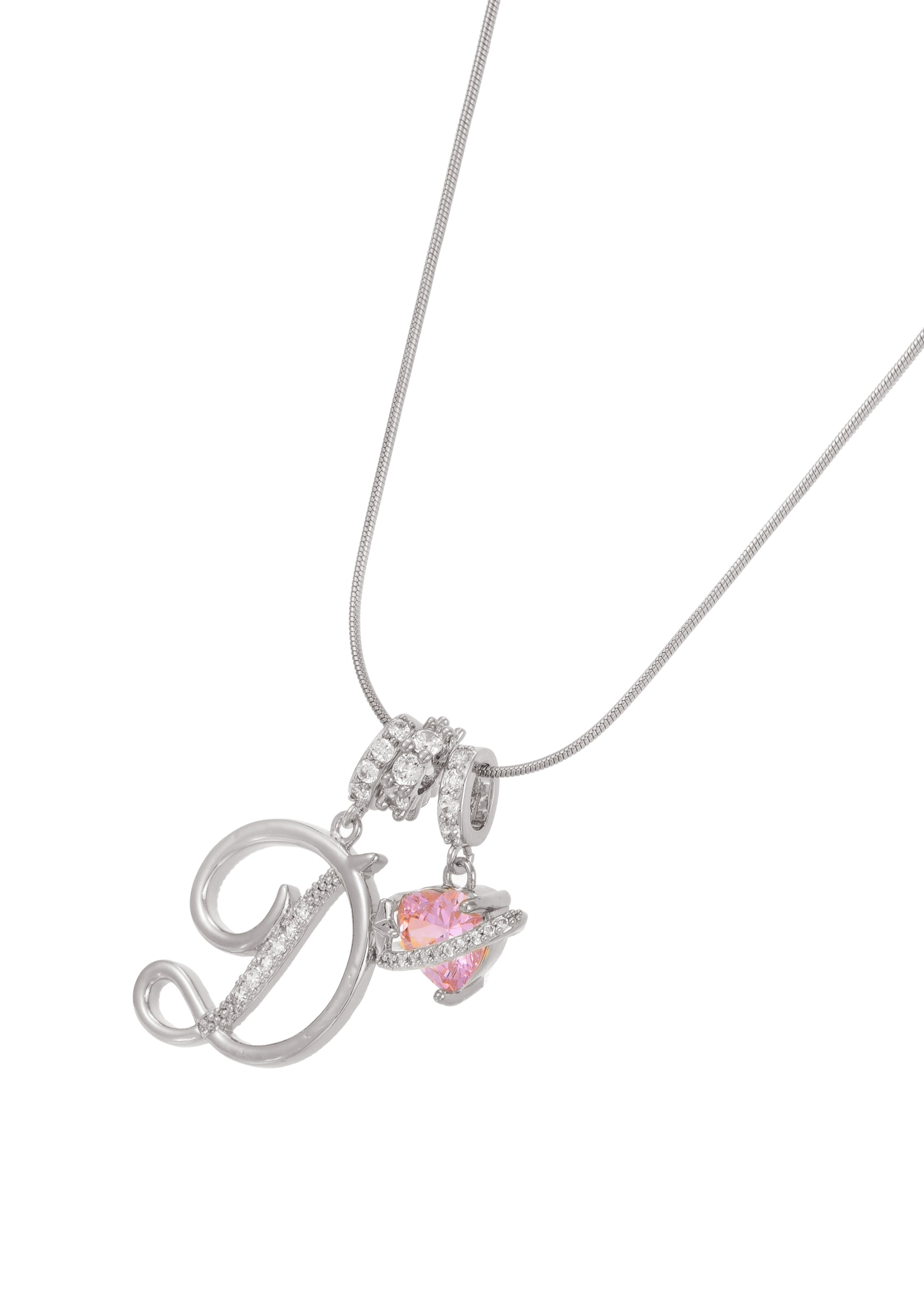 Love Alphabets Silver Necklace – Maison Foufou